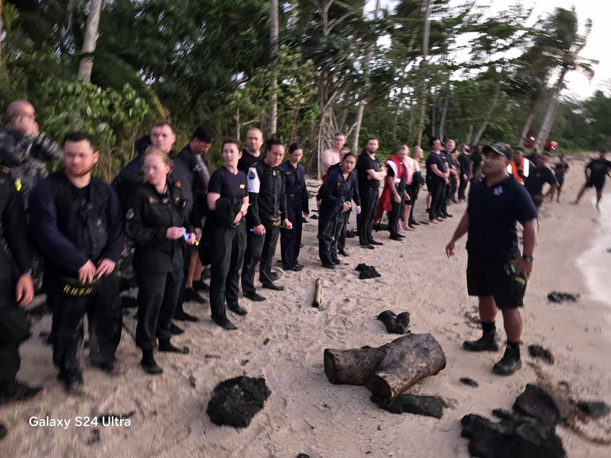 NZ Navy Ship HMNZS Manawanui Sinks off Samoa After Fire and Grounding ...